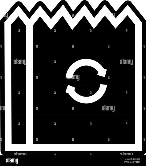 Paper Bag Icon Black Vector Illustration Stock Vector Image And Art Alamy