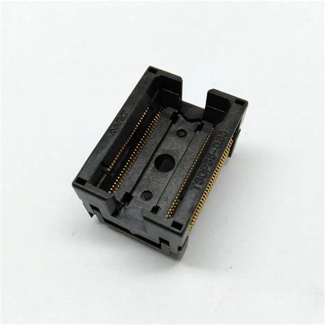 TSOP66 0 65 IC Test Socket TSOP66 Open Top Shrapnel Chip Test Socket Double Contact Flash