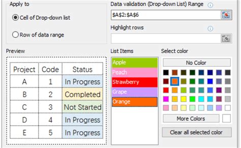 How To Add Color To Drop Down List In Excel Otosection