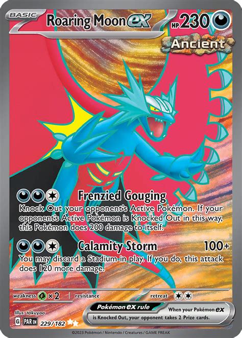 Wat Is Roaring Moon Ex 229 182 Uit Paradox Rift Waard Pokemonkaart Nl