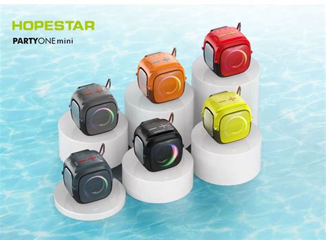 SY-Hopestar party one mini ลำโพงบลูทูธแบบพกพา เสียงดี เบสหนัก เชื่อม2 ...