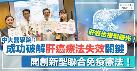 免疫療法丨中大醫學院：成功破解肝癌療法失效關鍵，開創新型聯合免疫療法！ Medical Inspire 醫・思維