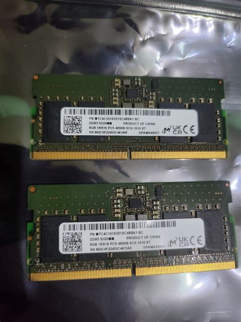 GBx DDR Mhz Laptop RAM Sticks Computers Tech Parts Accessories Computer Parts On
