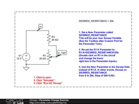 Parameter Change Exercise CircuitLab