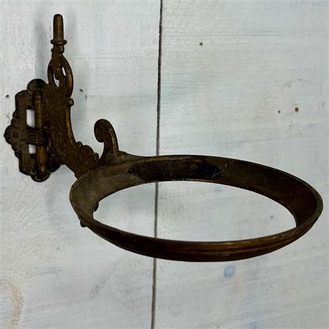 Antique Victorian Oil Lamp Wall Bracket Historic House Salvage