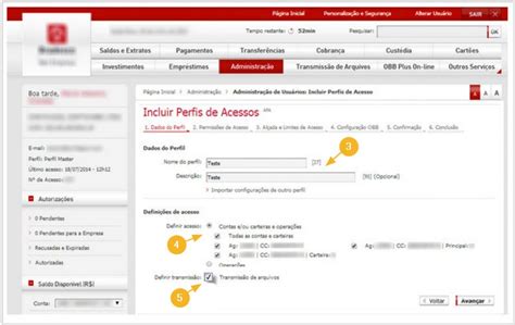 Como criar o usuário e o perfil de acesso Bradesco Exact BR