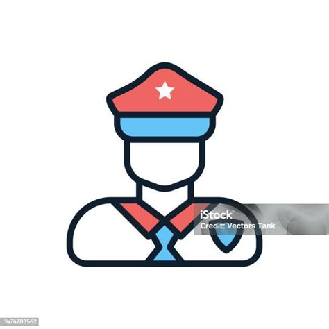 ไอคอนตํารวจในเวกเตอร์ โลโก้ ภาพประกอบสต็อก ดาวน์โหลดรูปภาพตอนนี้ ตำรวจ อาชีพให้บริการ