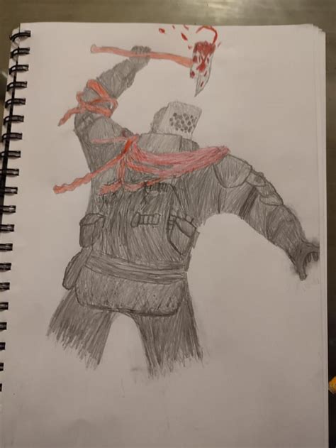 I Made Another Axeman Drawing R Twdvr