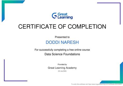 Completed Data Science Foundations Naresh Doddi Posted On The Topic