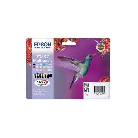 Epson T0807 Multipack BK C M Y LC LM