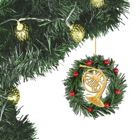 French Horn Ornament Strum Hollow Music