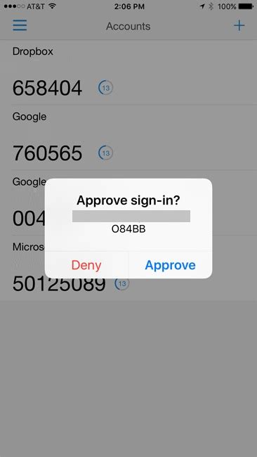 microsoft authenticator for iphone adds push notification support