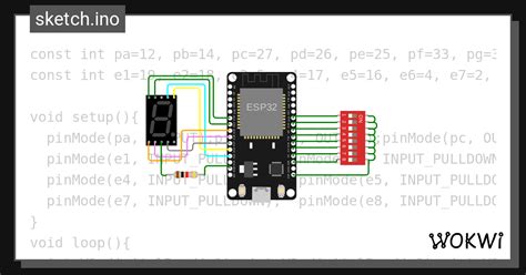 ENTRADA BIT Wokwi ESP32 STM32 Arduino Simulator