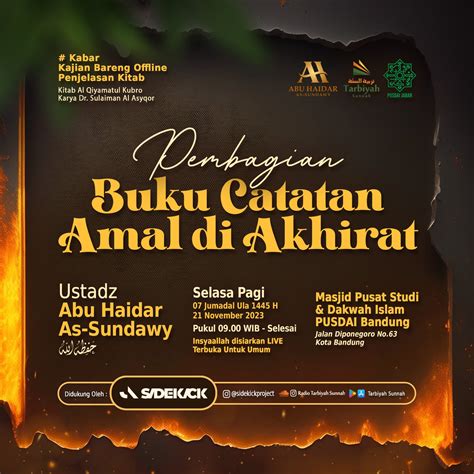 Pembagian Buku Catatan Amalan Di Akhirat Ustadz Abu Haidar As Sundawy
