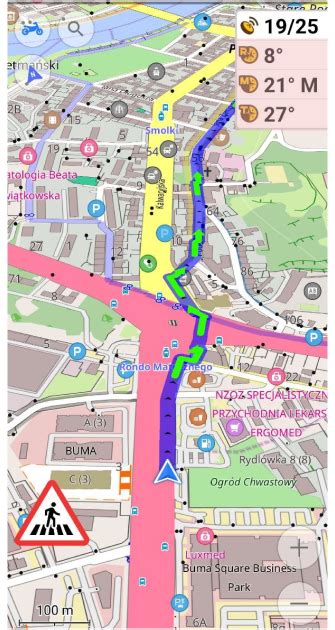 navigational widgets osmand