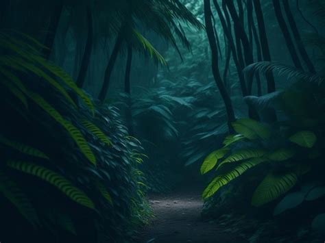 Premium Photo Jungle Background