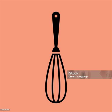 베이커리 로고 디자인 베이커리 사인 벡터 휘스크 로고 디자인 와이어 거품기에 대한 스톡 벡터 아트 및 기타 이미지 와이어 거품기 강철 개념 Istock