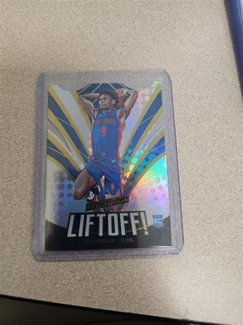 2023 24 Panini Revolution Ausar Thompson Rc Lift Off Die Cut Rookie Eur