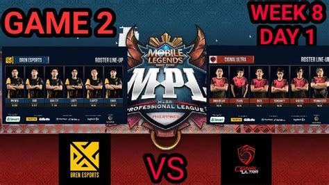 GAME 2 BREN ESPORTS VS CIGNAL ULTRA MPL PH S6 WEEK 8 DAY 1 10 09
