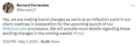 Intel Confirms Core I Getting Replaced By Core Ultra For Upcoming