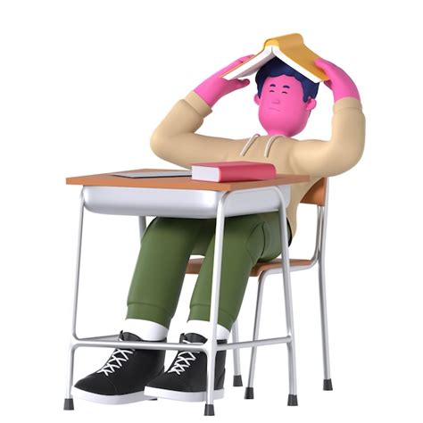 Premium PSD Babe Babe Lazy At Class Education University