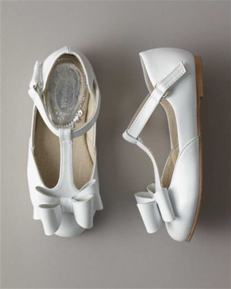 Girls Bow T Strap Mary Janes