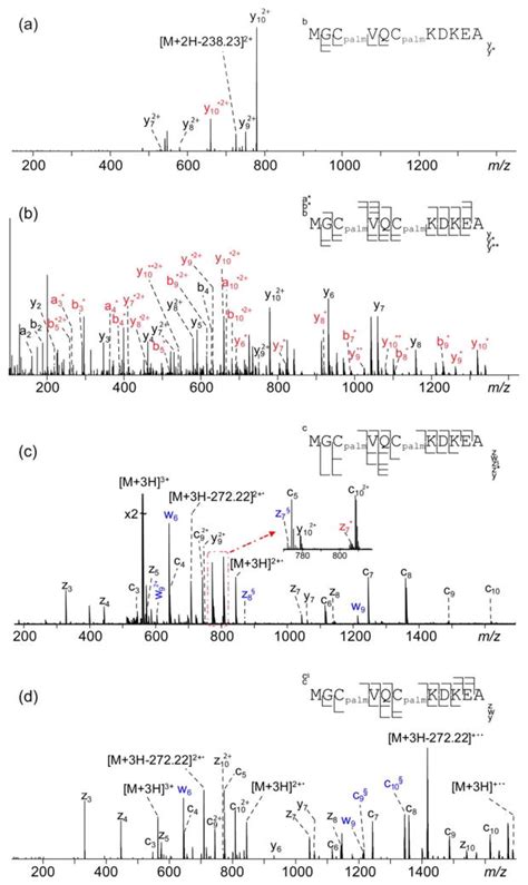 Direct Detection Of S Palmitoylation By Mass Spectrometry Pmc
