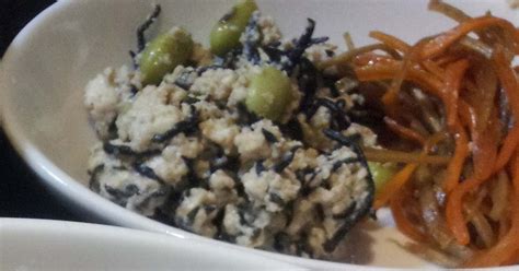 枝豆とひじきの炒り豆腐 By 初心者どっこ料理メモ 【クックパッド】 簡単おいしいみんなのレシピが367万品