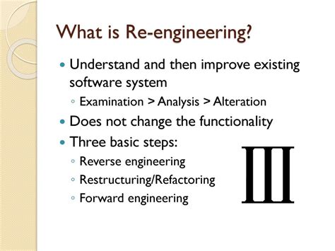 Software Re Engineering Theoretical And Practical Approaches Ppt