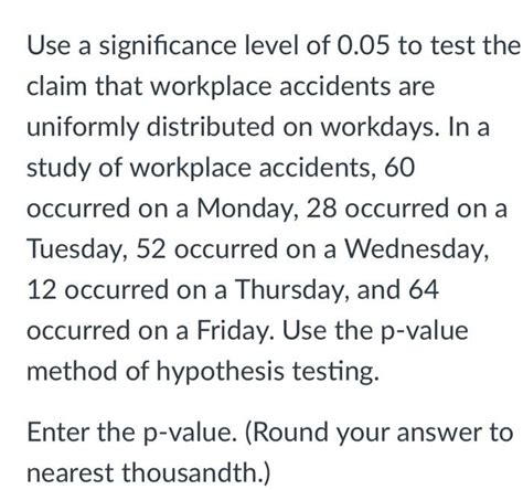 Solved Use A Significance Level Of 0 05 To Test The Claim