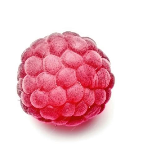 Premium Photo A Single Raspberry That Is Red