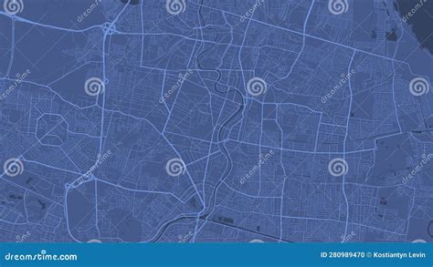 Background Surabaya Map Indonesia Blue City Poster Vector Map With