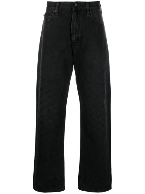 OFF-WHITE - Monogram Skate Denim Jeans Off-White