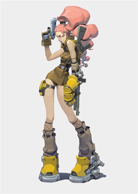 ArtStation 角色创作 Simon Wu Game character design Concept art characters Character design
