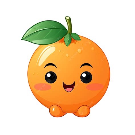รูปผลไม้น่ารักสีส้มการ์ตูน Png Png ไอคอน ส้ม การ์ตูนภาพ Png สำหรับ