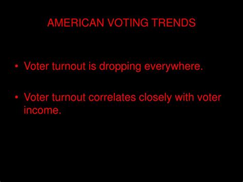 Ppt Reasons Low Voter Turnout Powerpoint Presentation Free Download