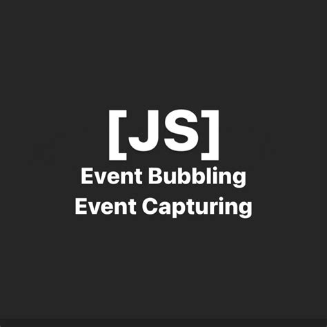 Js Event Bubbling