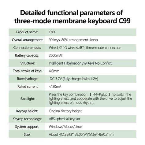 lenovo lecoo c99 tri mode silicone wireless keyboard orange grey km