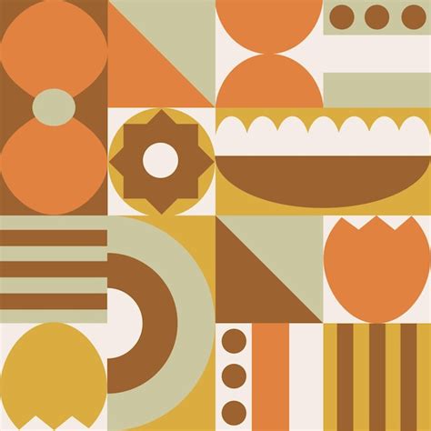 Premium Vector Colorful Geometric Seamless Pattern