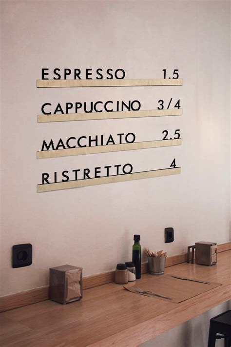 Wall Menu Board Letter Board Personalized Wall Menu Cafe Wooden
