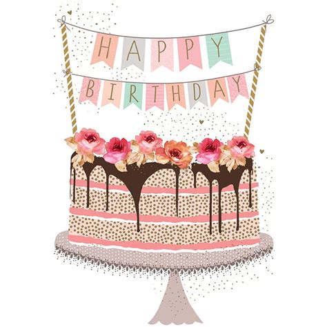 Birthday Cake Birthday Card Sara Miller Cardmore