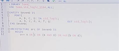 Solved How Would This Look Like As A VHDL Code For Example Chegg Com