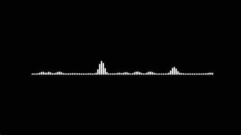 Abstract Illustration White High Frequency Audio Waveform Voice Neon