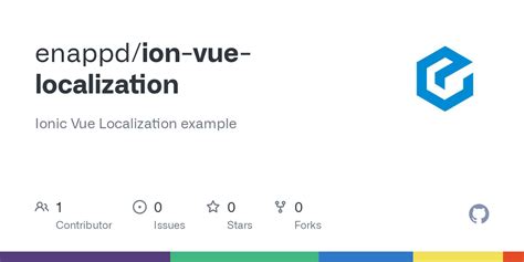 Github Enappdion Vue Localization Ionic Vue Localization Example