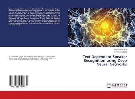 Text Dependent Speaker Recognition Using Deep Neural Networks Suthar Anilkumar Kansara K