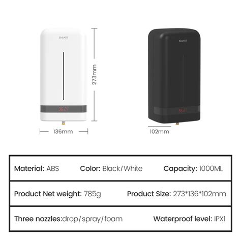 中国制造商的壁挂式免提自动皂液器 广州赛格智能家居用品有限公司
