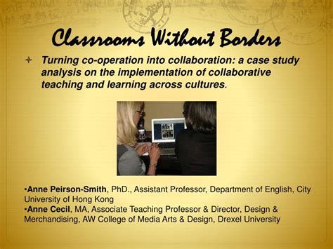 Ppt Classrooms Without Borders Powerpoint Presentation Free Download