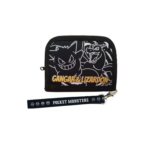 Round Wallet Gengar And Charizard Black Pokémon Meccha Japan