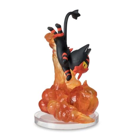 Pokémon Gallery Figure Litten Ember Pokémon Center Official Site