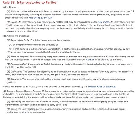 What Are Written Interrogatories Form Example Download